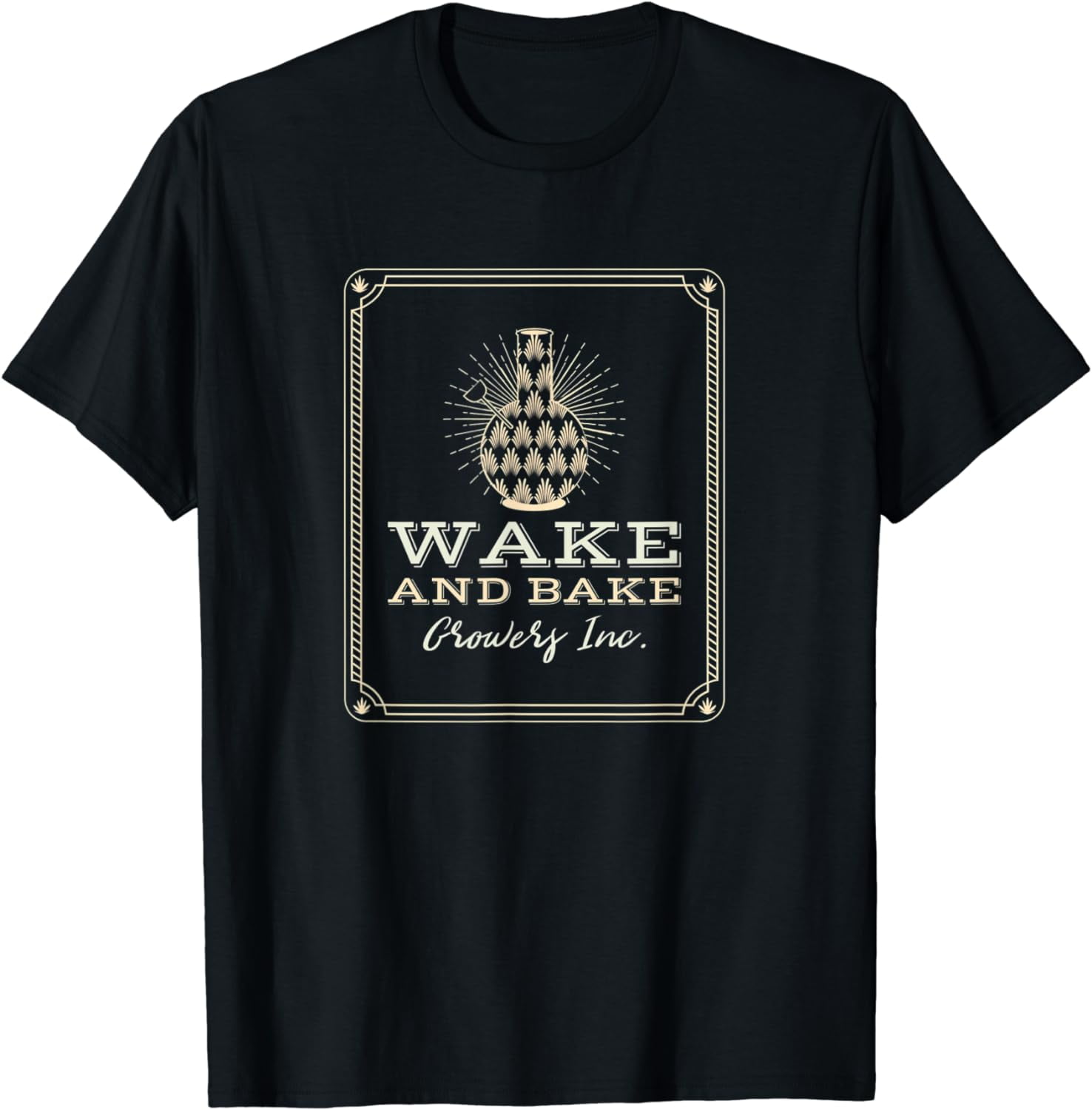 Wake and Bake 420 Weed Growers Design T-Shirt - Walmart.com