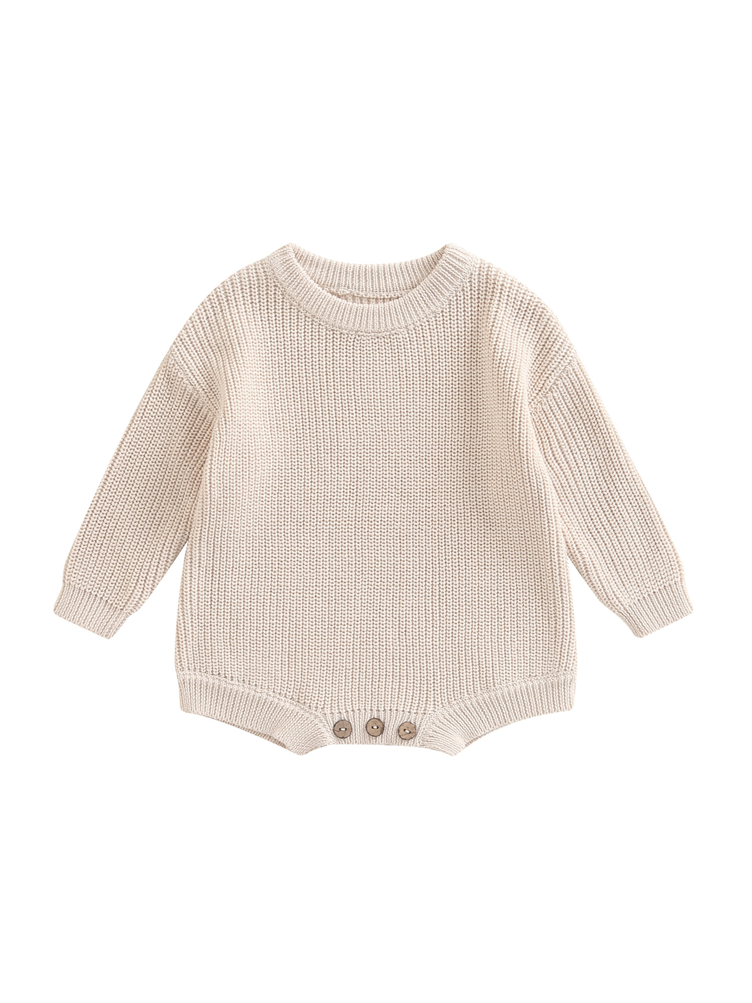 Younger Tree Baby Girl Romper Infant Fall Winter Clothes Ruffle Sweater ...