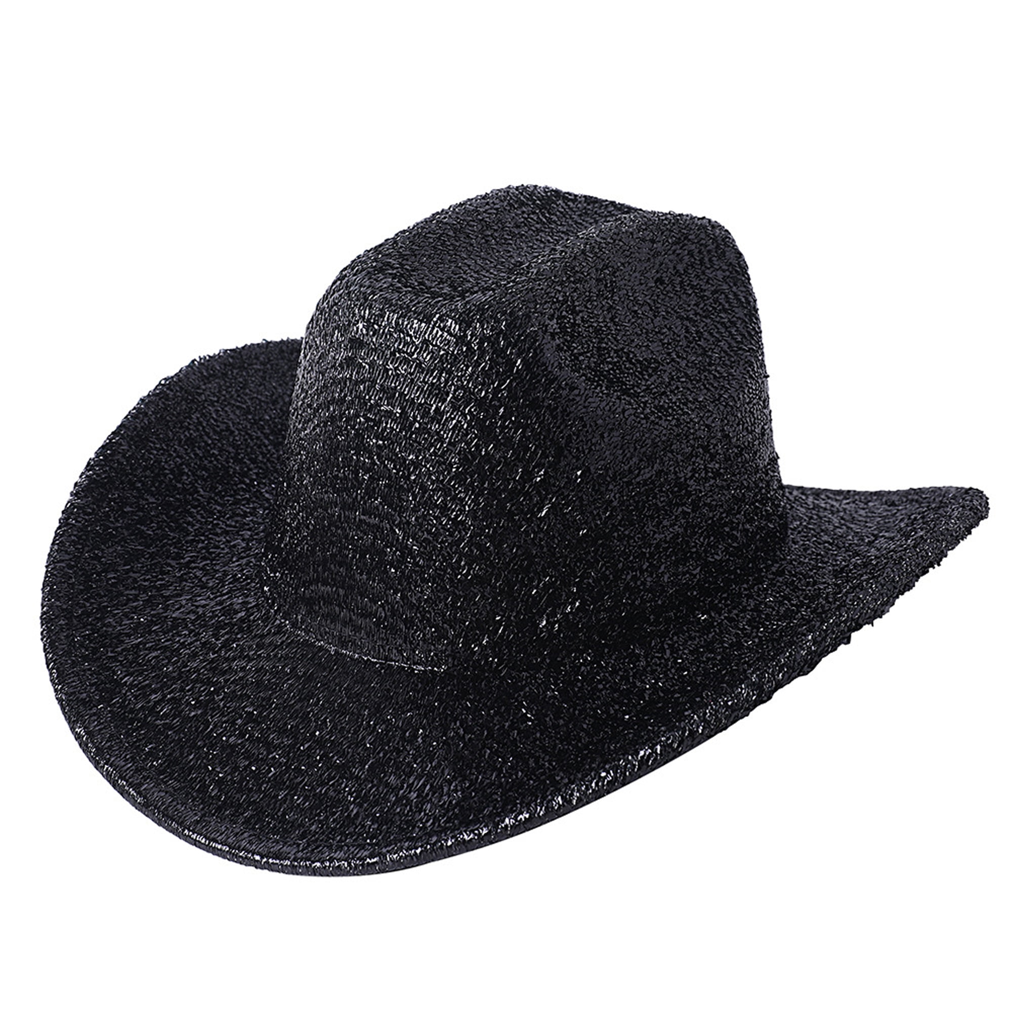 WakeUple Shiny Cowgirl Hat for Wedding Party - Men Women Western Cowboy ...