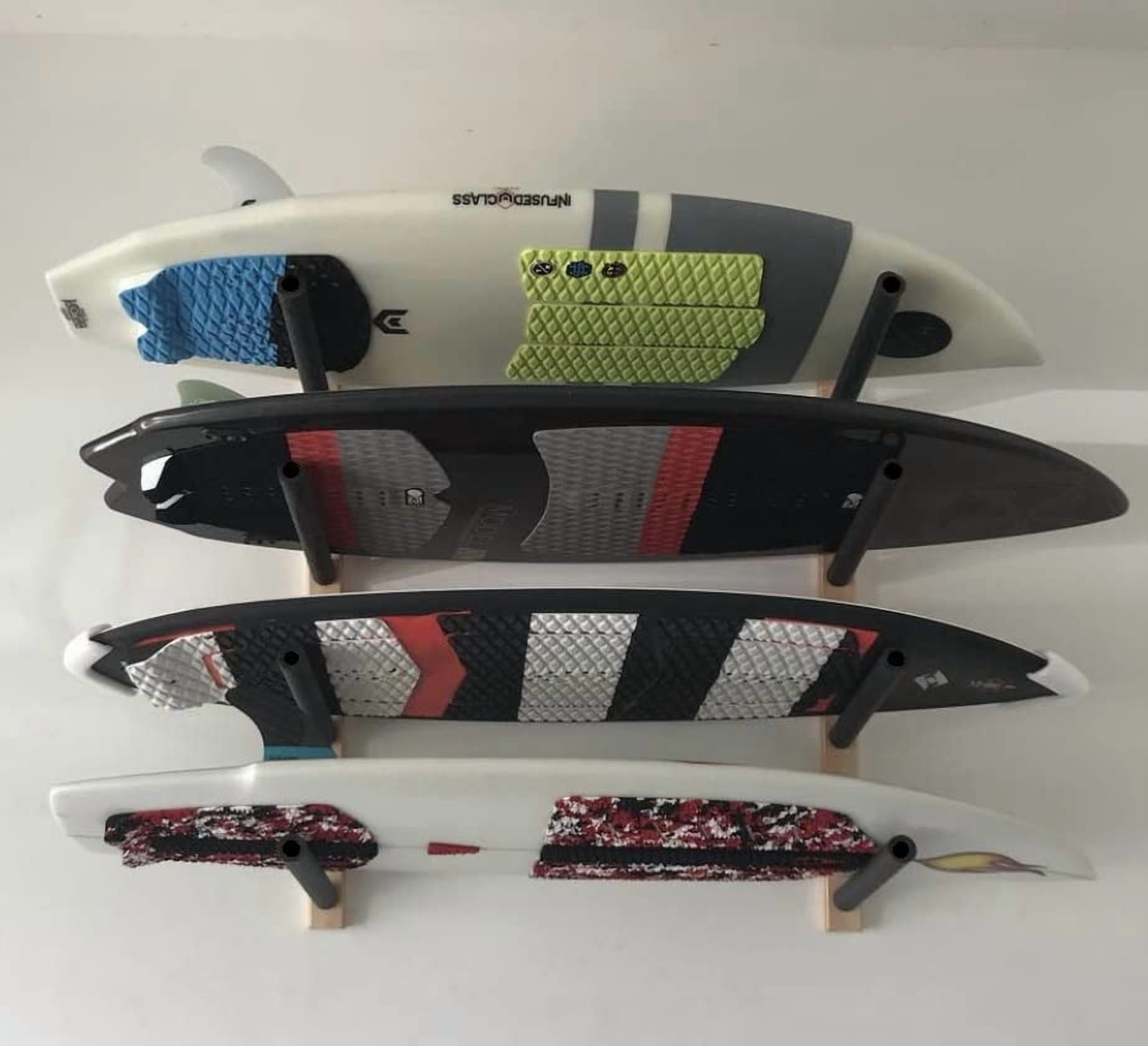 Wakeboard Surfboard Wall Rack Mount - Holds 4 Boards - Walmart.com