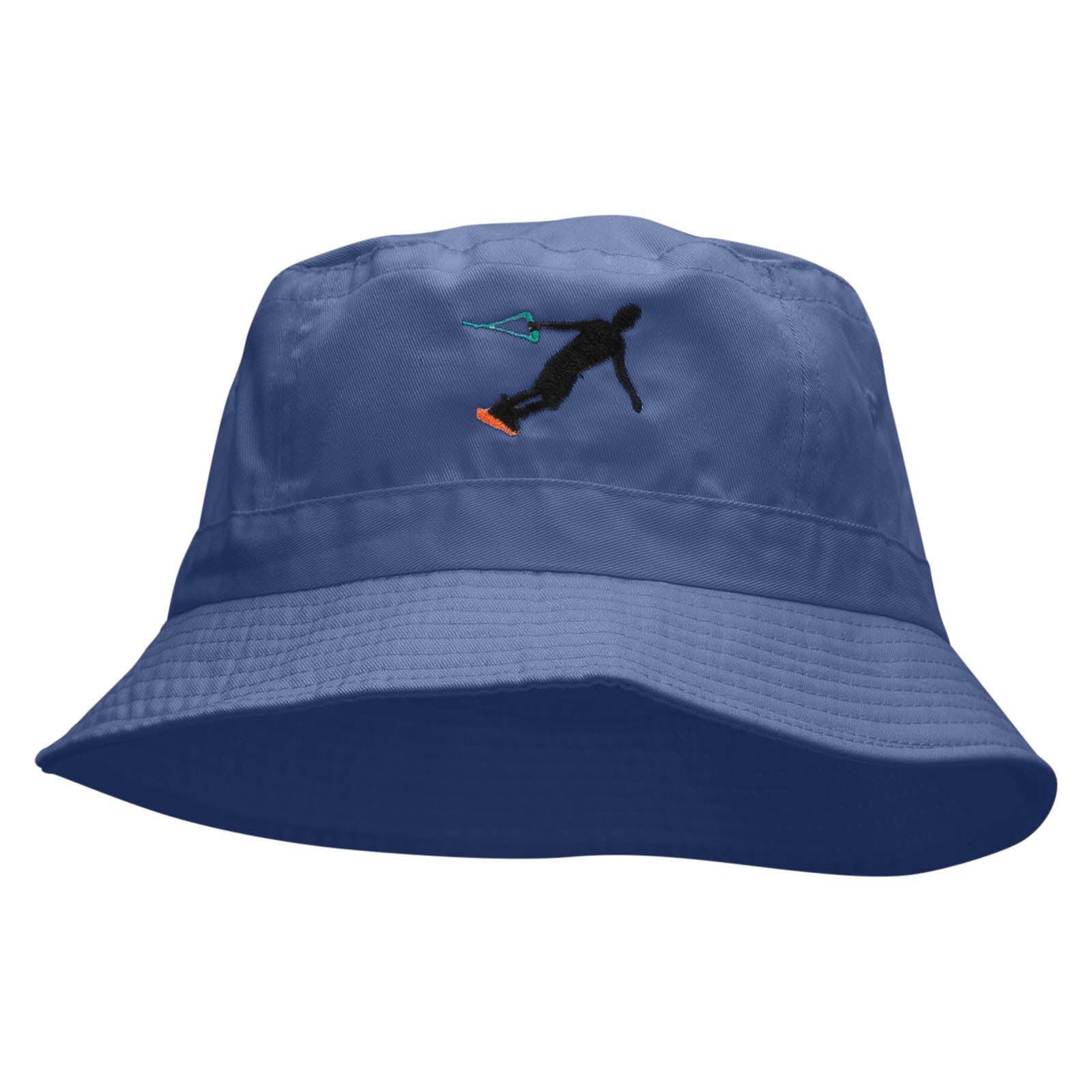Wakeboarding Embroidered Pigment Dyed Bucket Hat - Periwinkle OSFM ...
