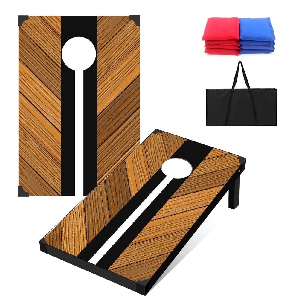 Wakefa Corn Holes Outdoor Game Set: 3x2 Corn Hole Set Includes 2 ...