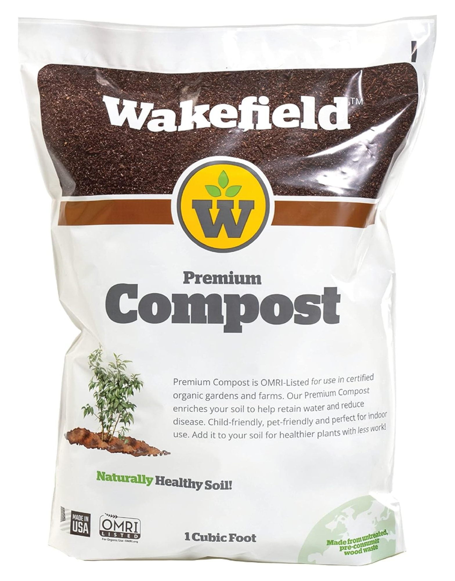 Wakefield Premium Compost – OMRI Listed, FSC-Certified – 100% Organic ...