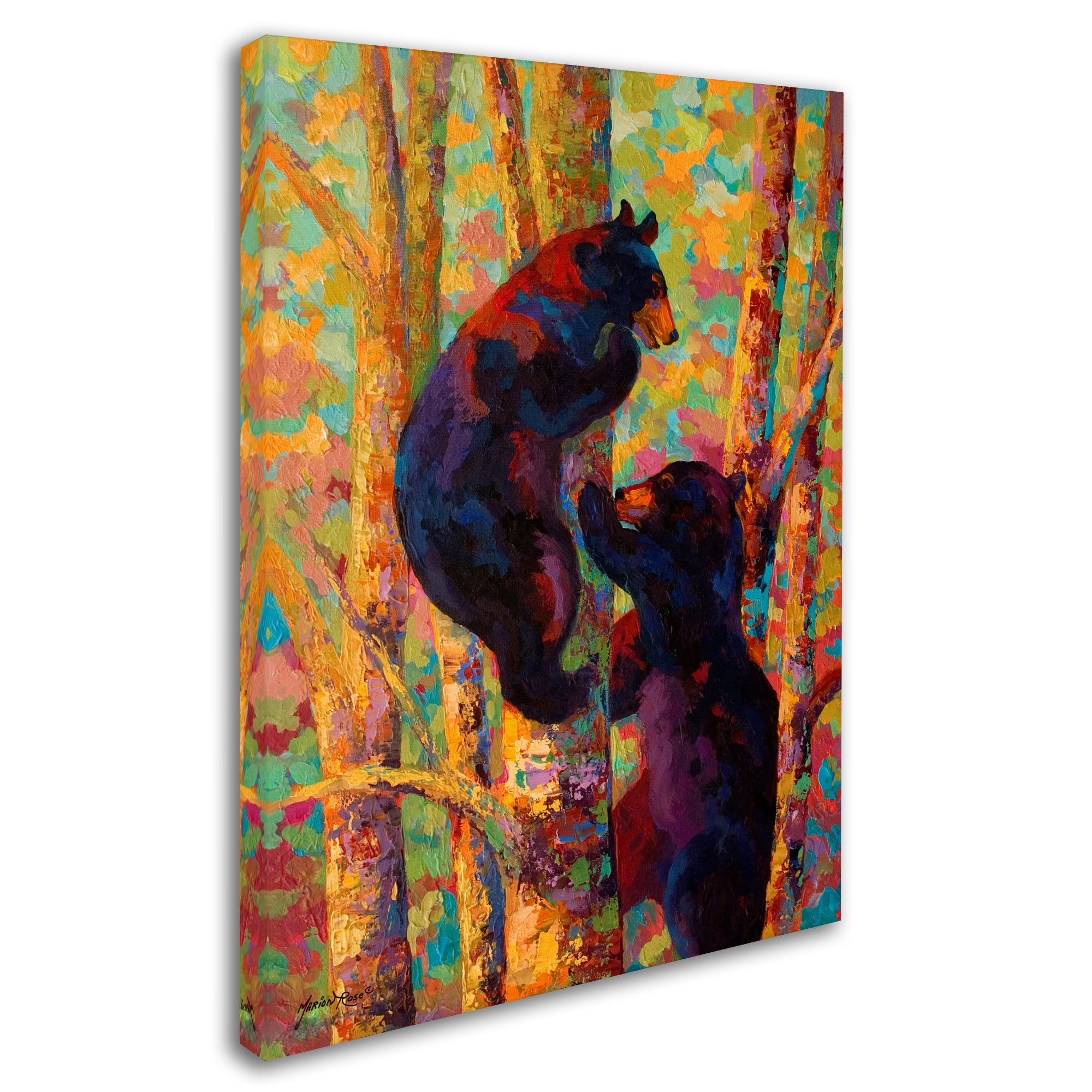 Marion Rose 'Two High' Canvas Art - Walmart.com