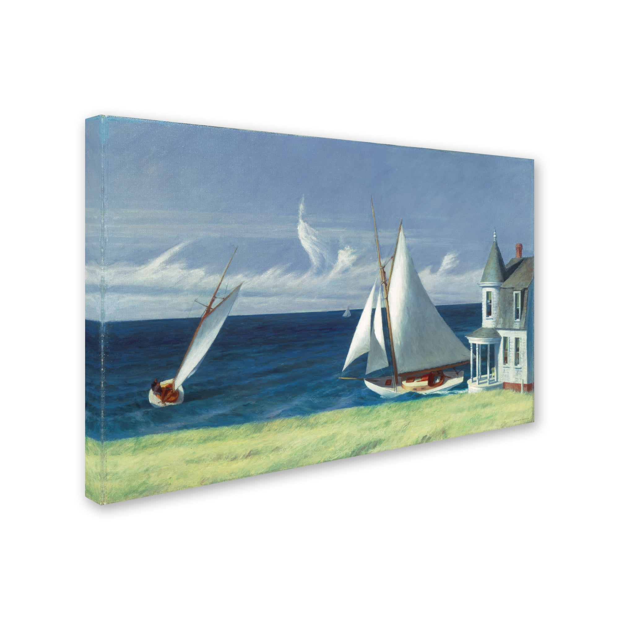 Edward Hopper 'The Lee Shore' Canvas Art - Walmart.com