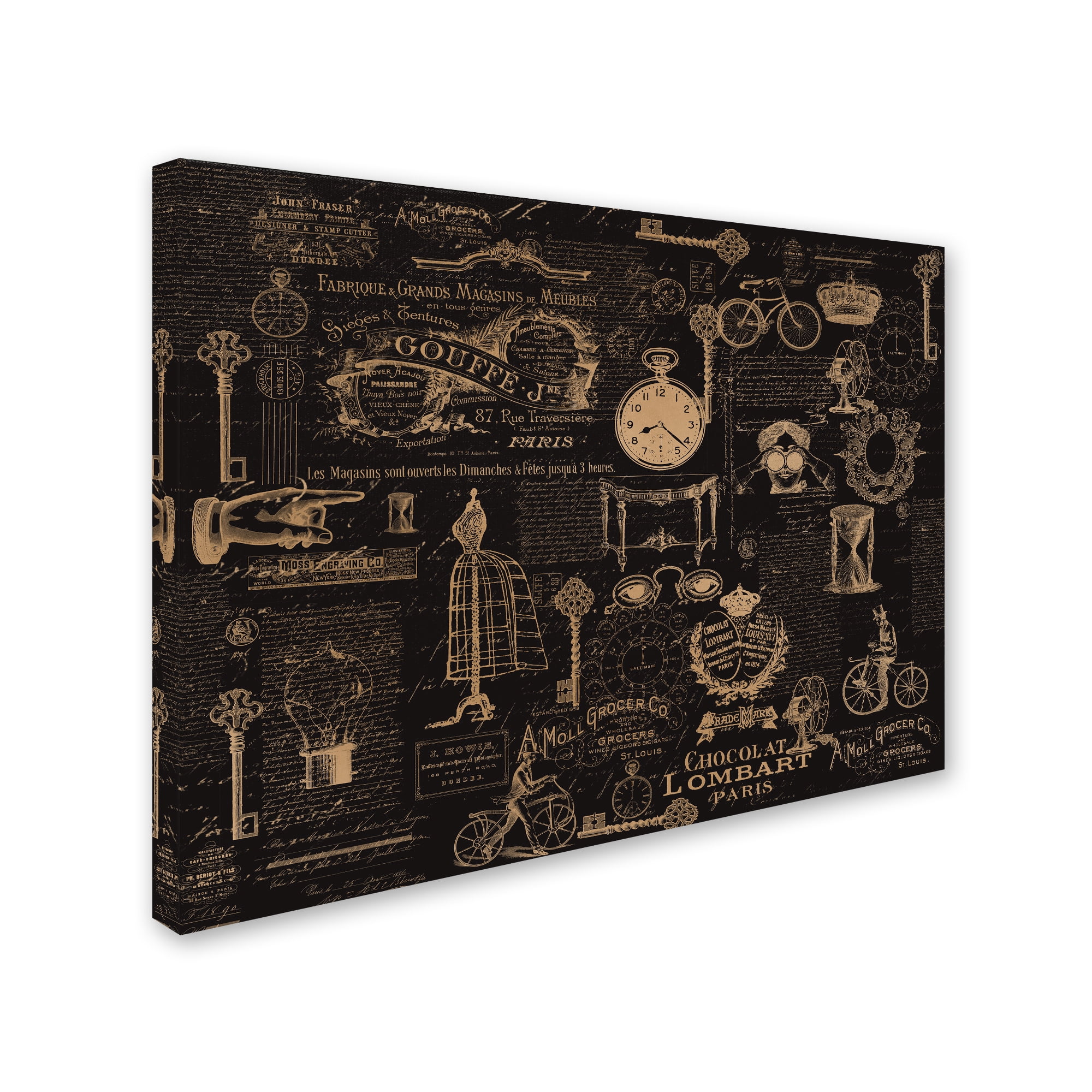 Free Shipping! Marcee Duggar 'Vintage Steampunked' Canvas Art - Walmart.com