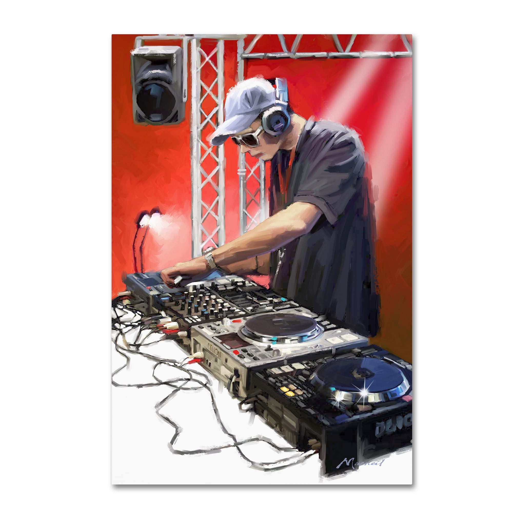 The Macneil Studio 'DJ' Canvas Art - Walmart.com