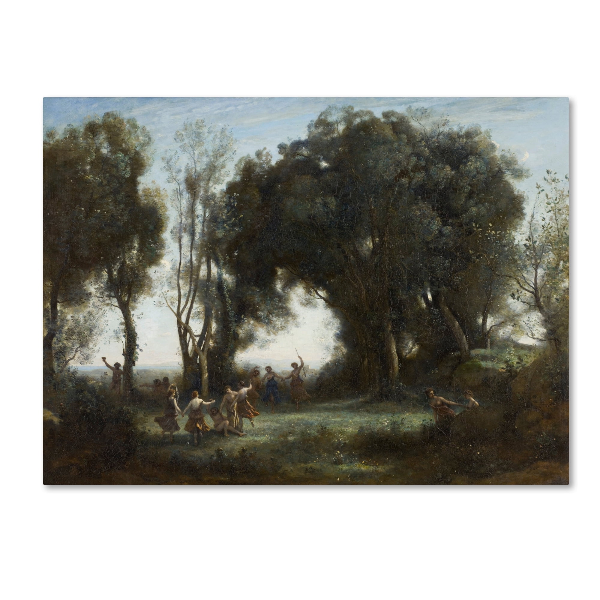 Camille Corot 'The Dance Of The Nymphs' Canvas Art - Walmart.com