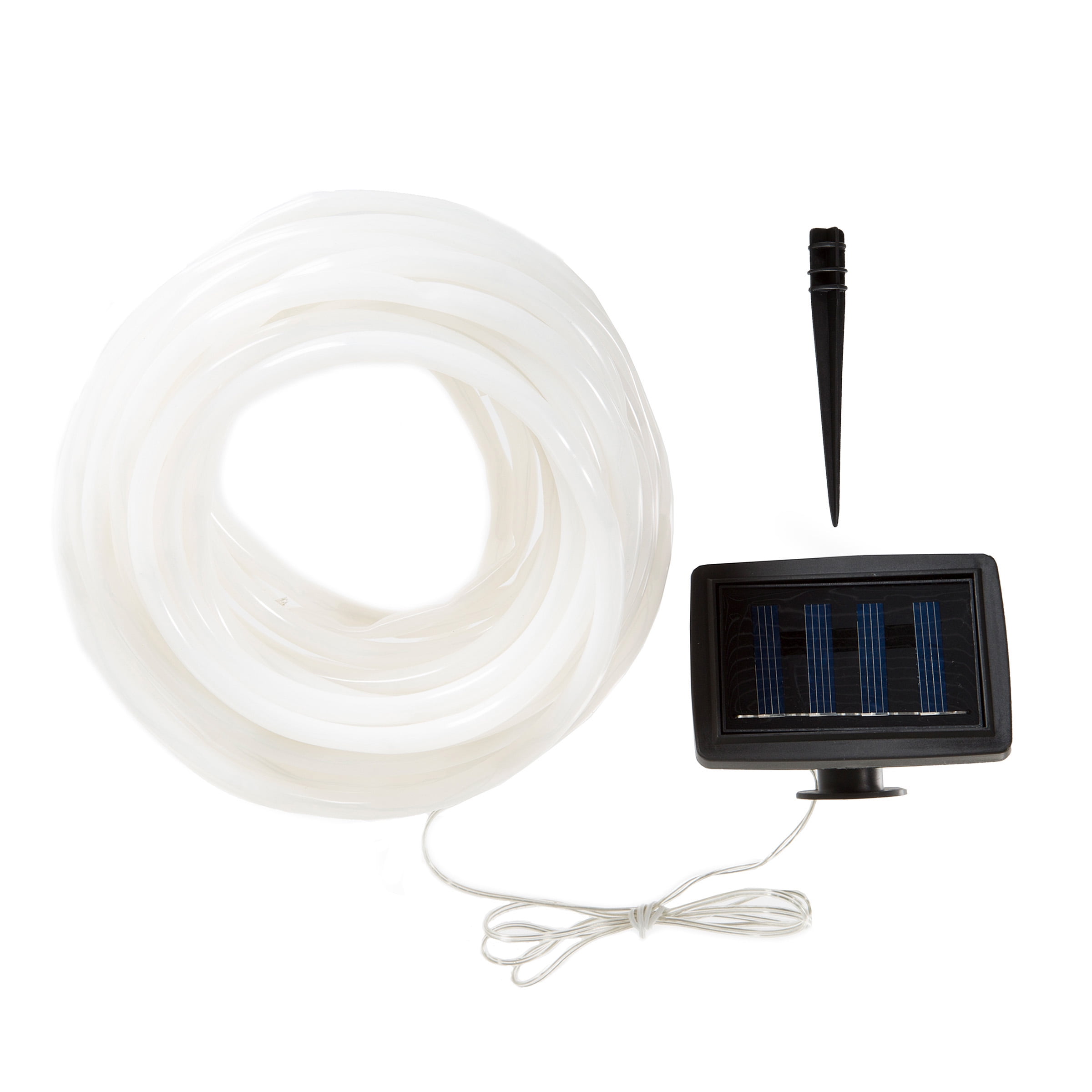 Pure Garden 32 FT Strand Solar Powered LED Rope Lights with 100 White ...