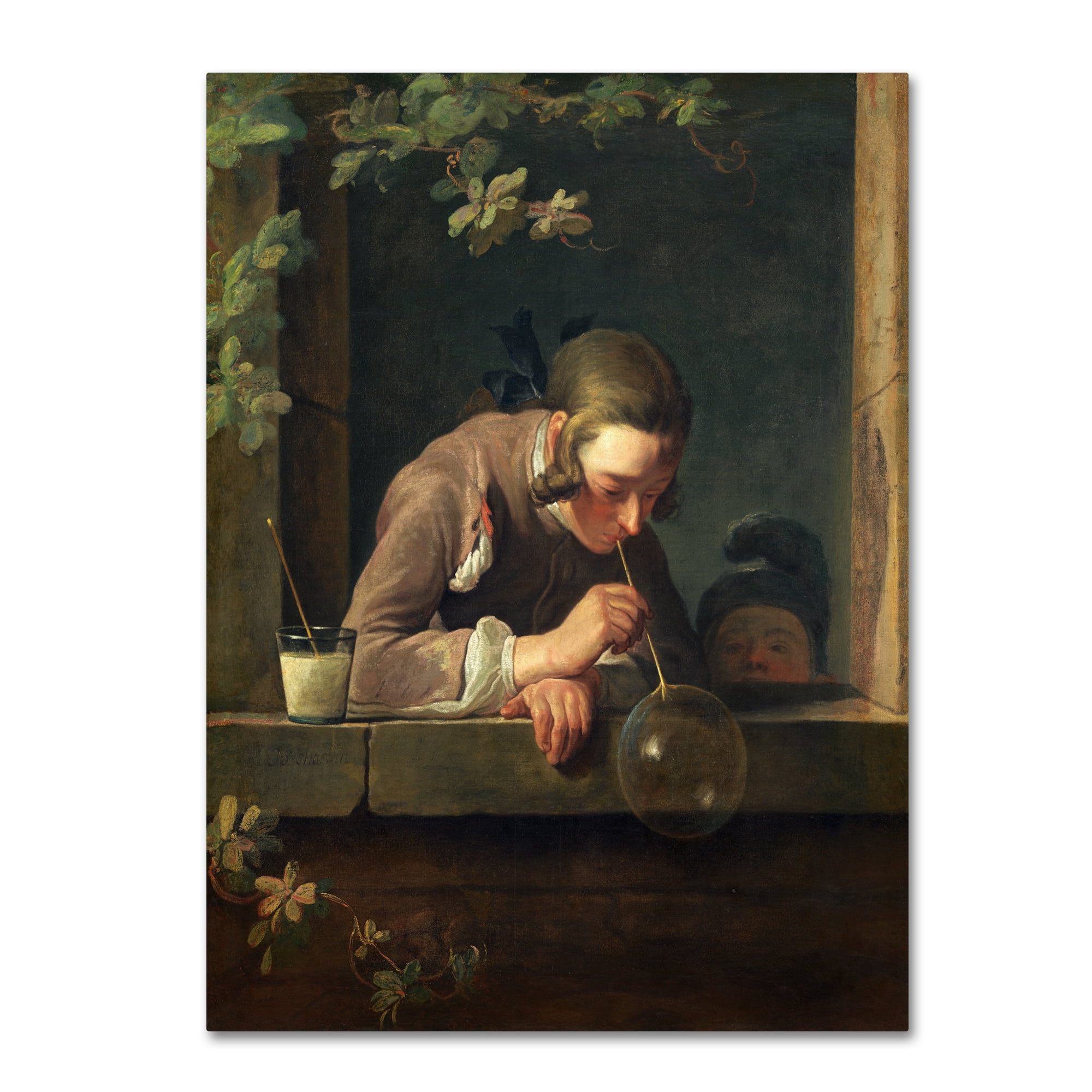 Chardin 'Soap Bubbles' Canvas Art - Walmart.com