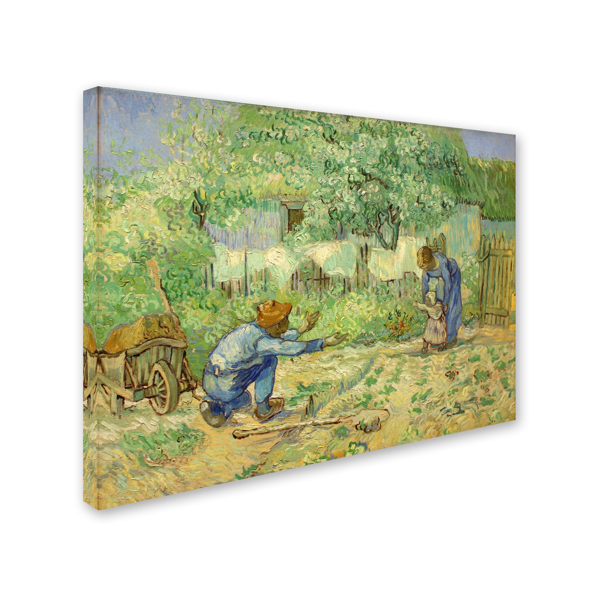 Vincent van Gogh 'First Steps' Canvas Art - Walmart.com