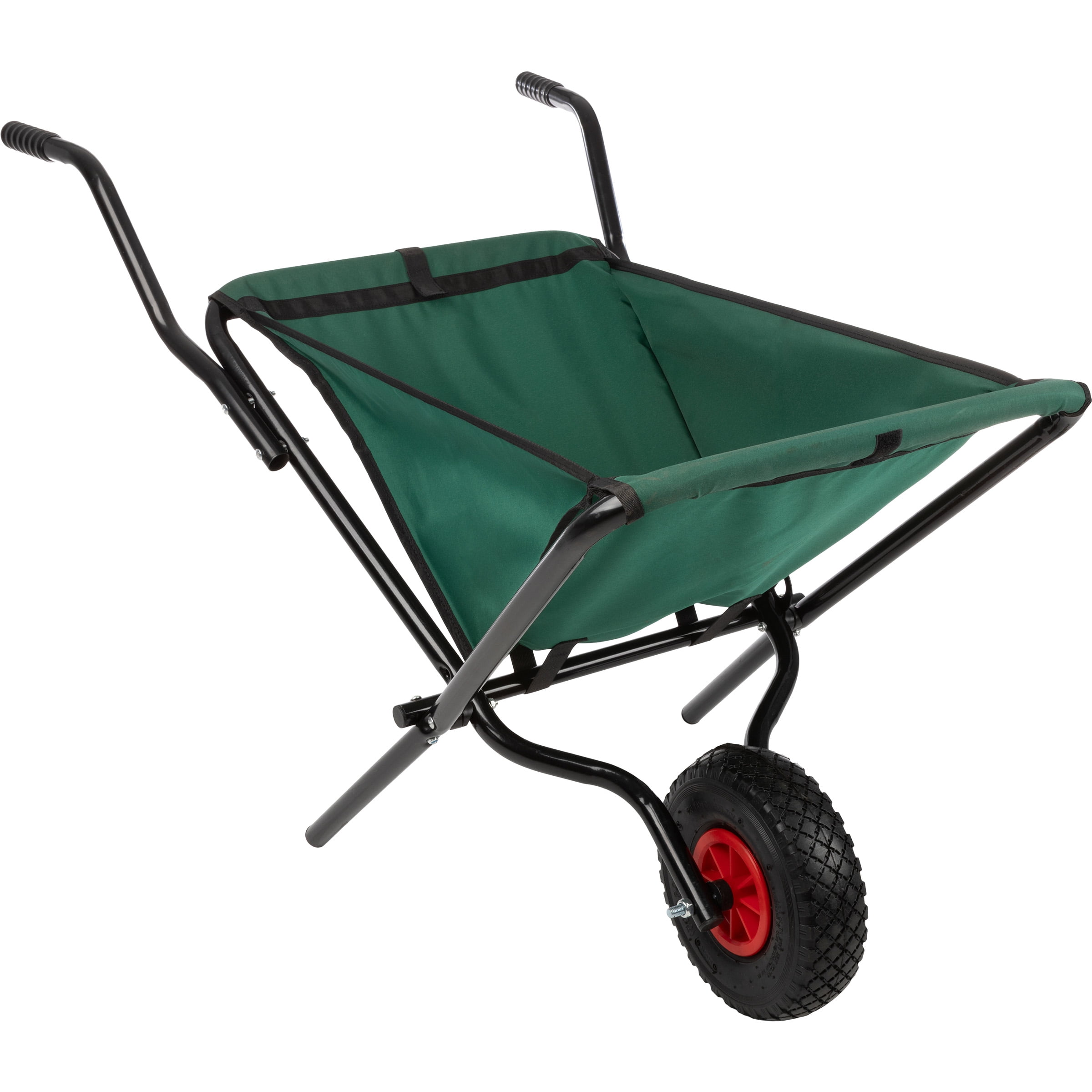 Pure Garden Wheelbarrow for transporting tools, soil, plants - Walmart ...