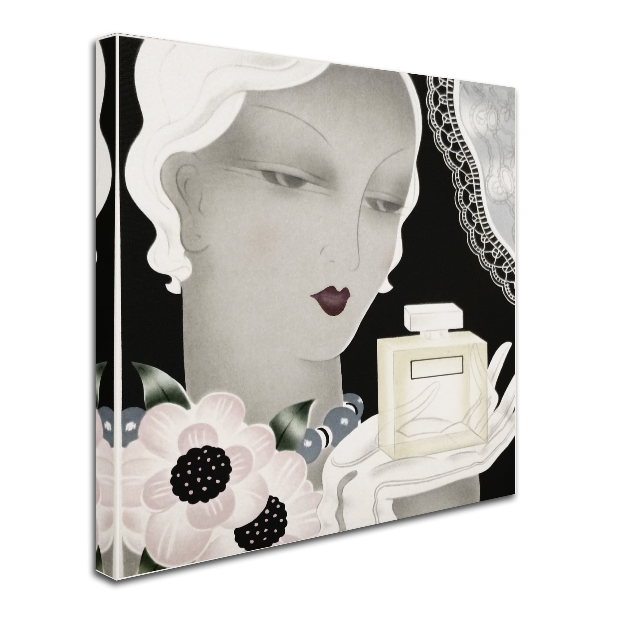 Vintage Apple Collection 'Art Deco Flapper Color' Canvas Art - Walmart.com