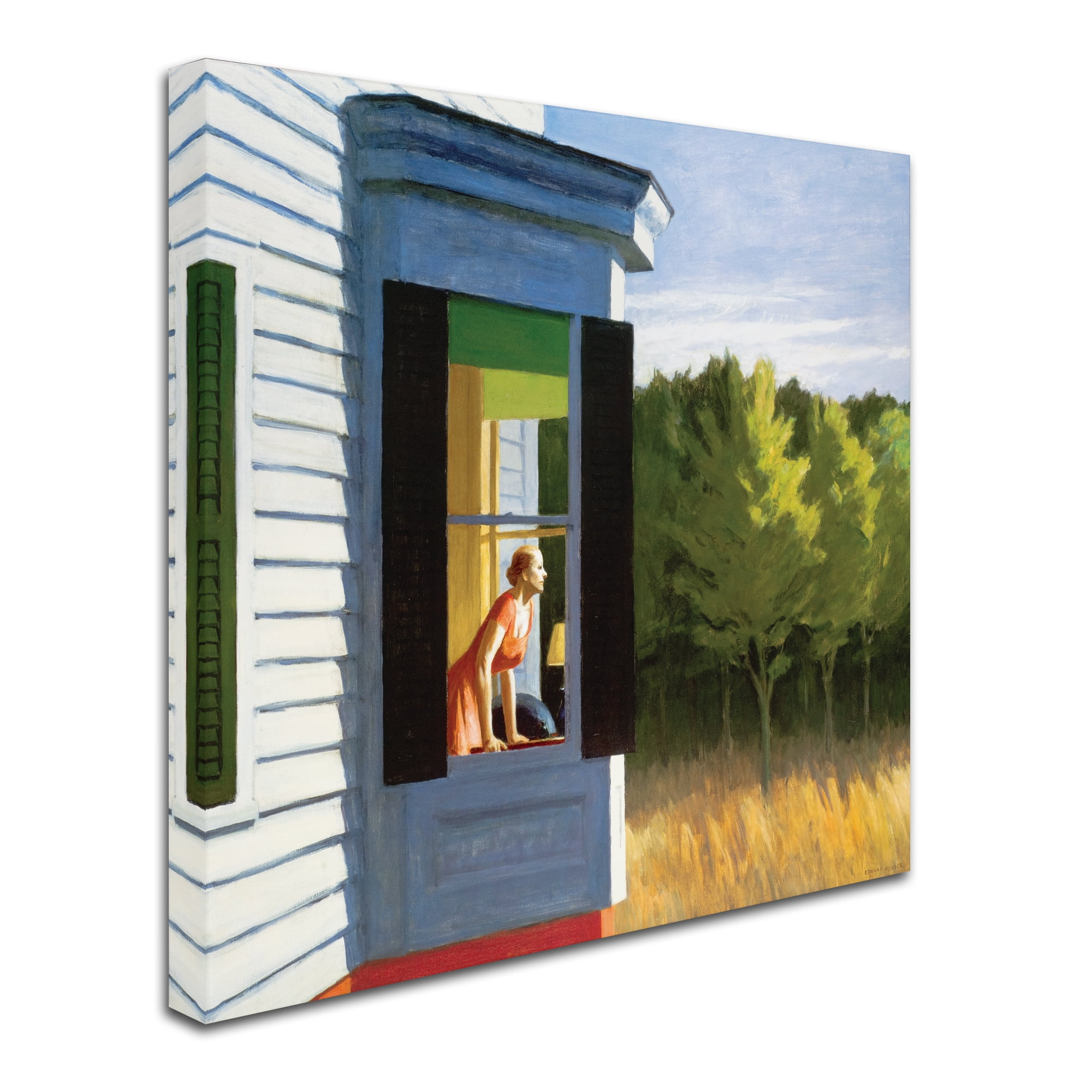 Edward Hopper 'Cape Cod Morning' Canvas Art - Walmart.com