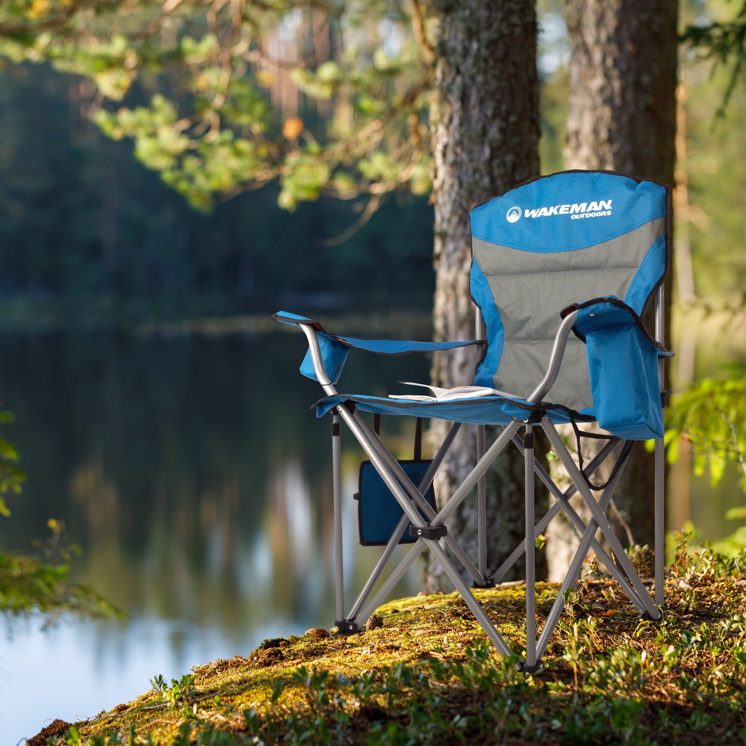 Wakeman Outdoors Oversized Camping Chair 850lb Capacity - Walmart.com