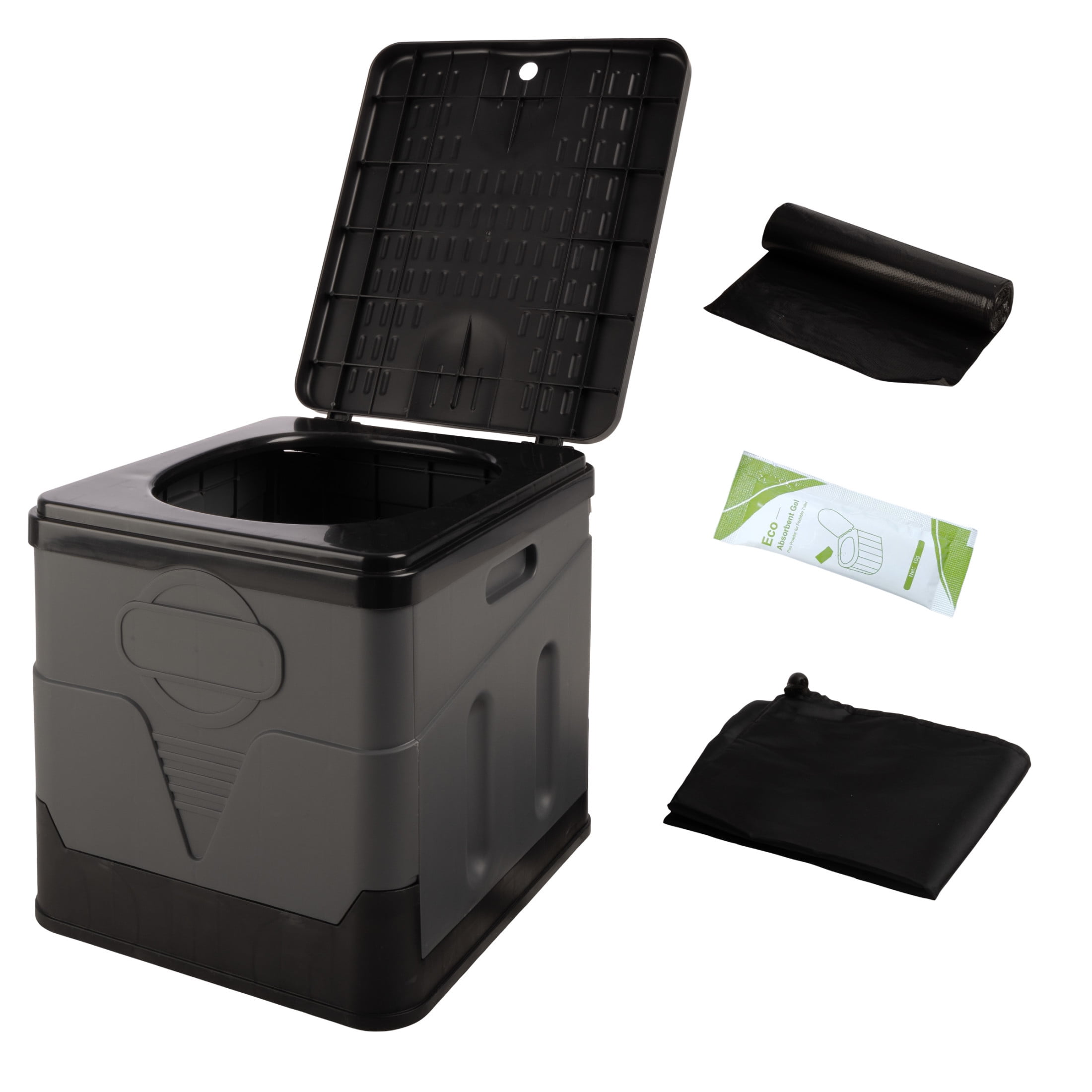 Wakeman Outdoors Portable Toilet for Adults, 330lb Capacity Camping ...