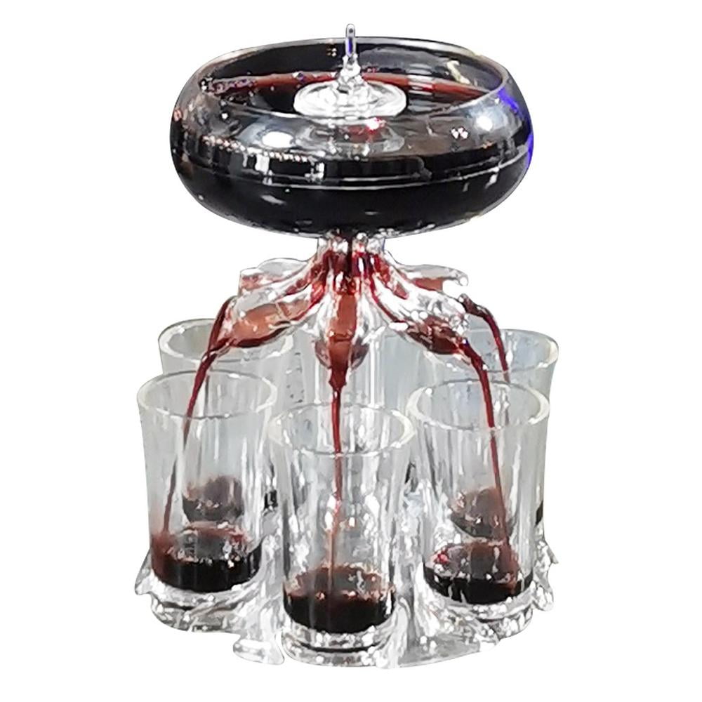 Wakfran 6 Shot Liquor Dispenser Creative Drip Free Alcohol Dispenser ...
