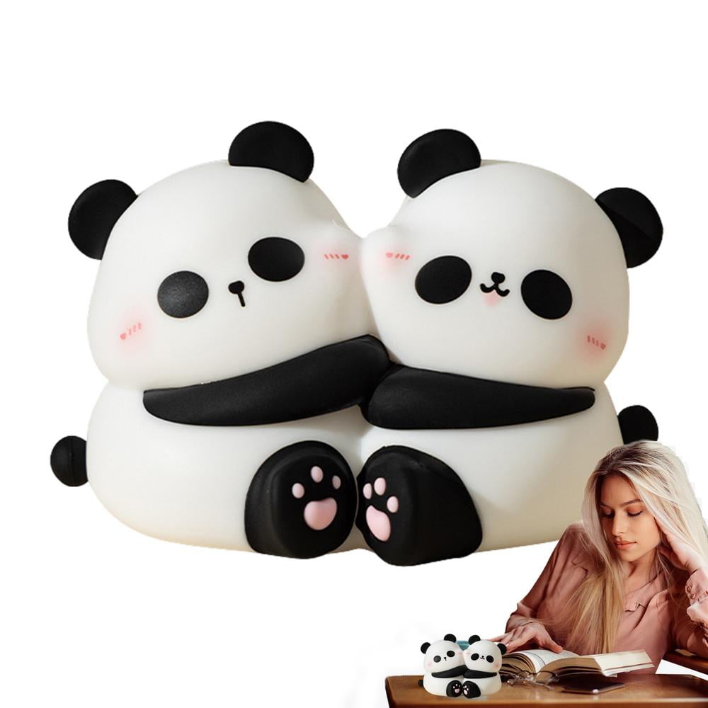 Wakfran Bedside Panda Touch Lamp Silicone Bedside Panda Hug Touch Light ...