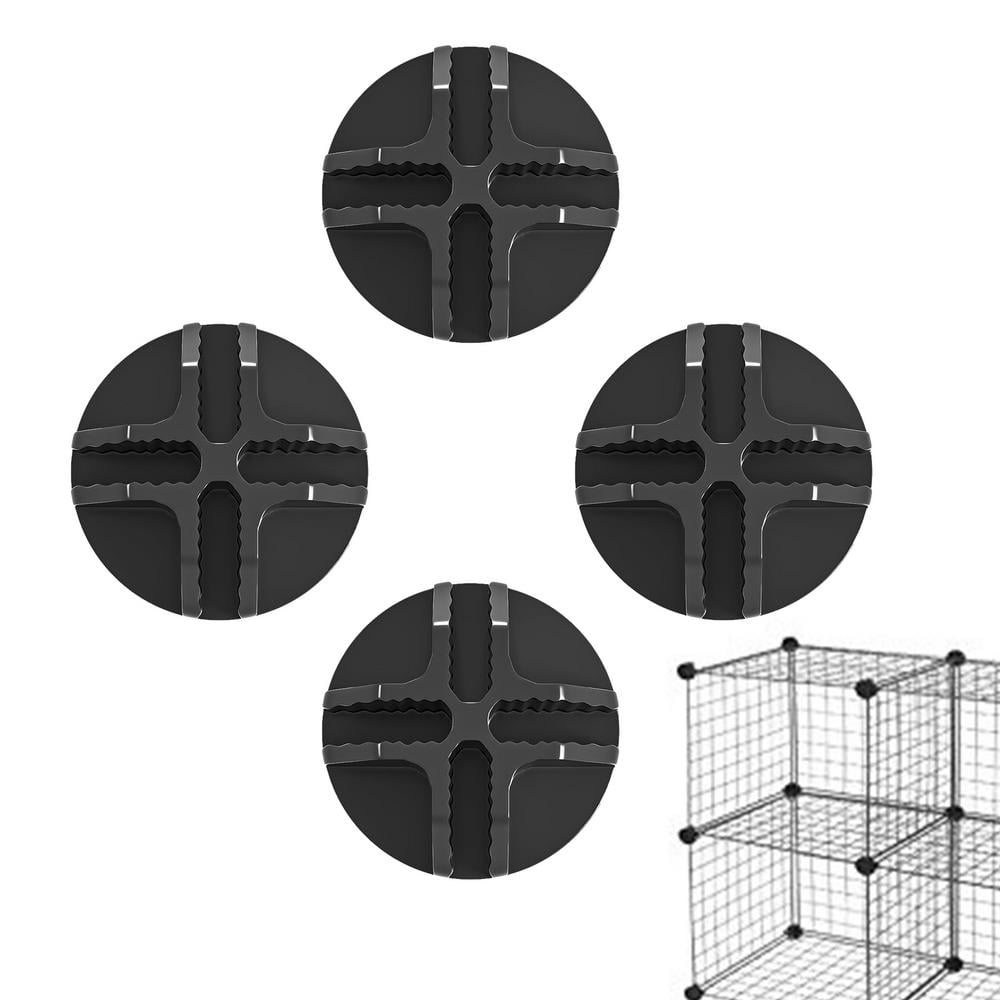 Wakfran Black Connectors for Cube Storage Cube Connector for Modular ...