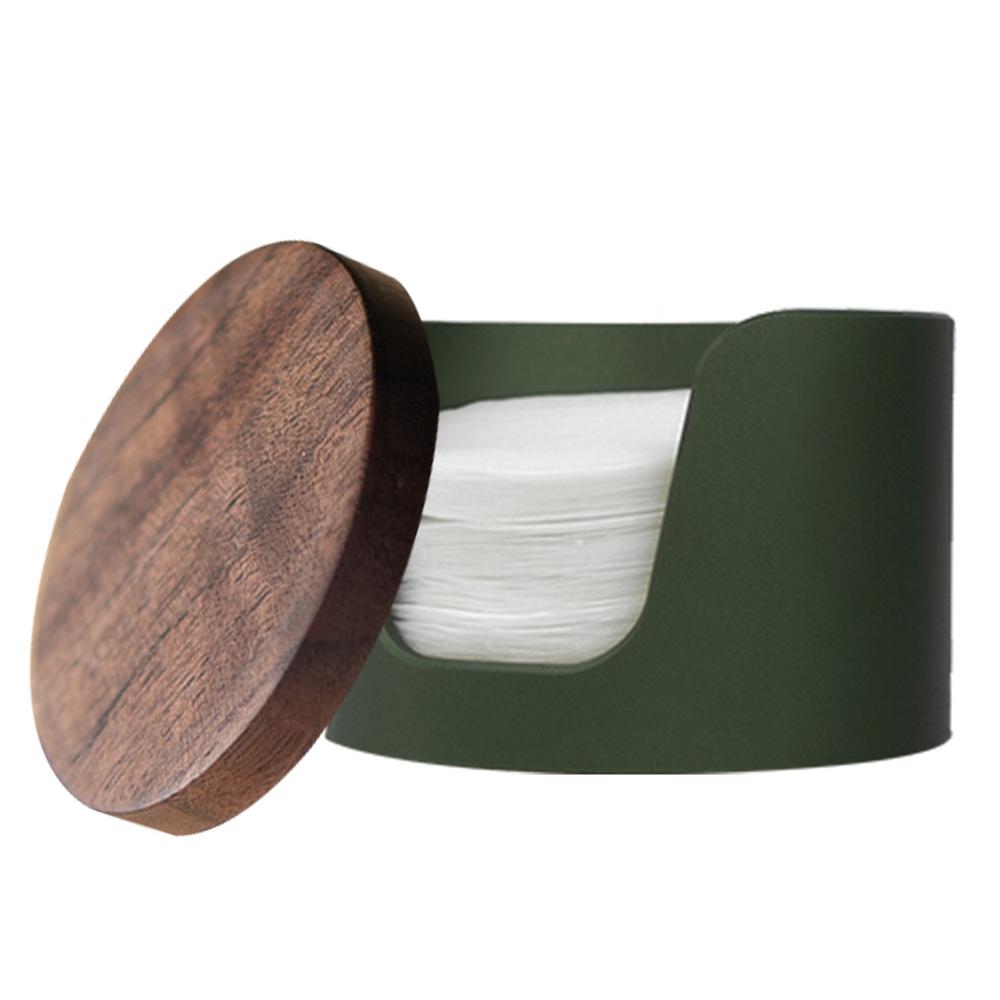 Wakfran Coffee Filter Paper Storage Box Filter Storage Container Round ...