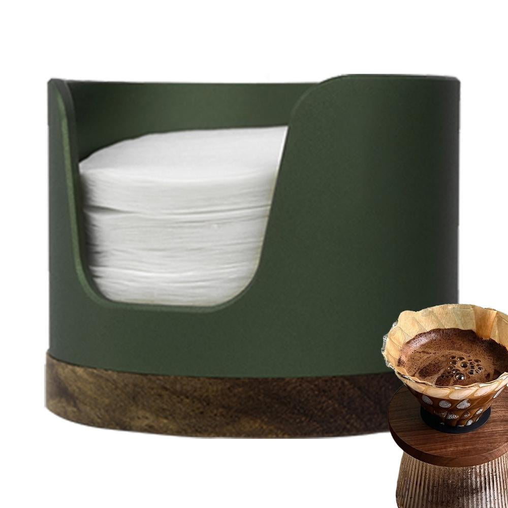 Wakfran Coffee Filter Paper Storage Box Round Puck Screen Paper Filters ...