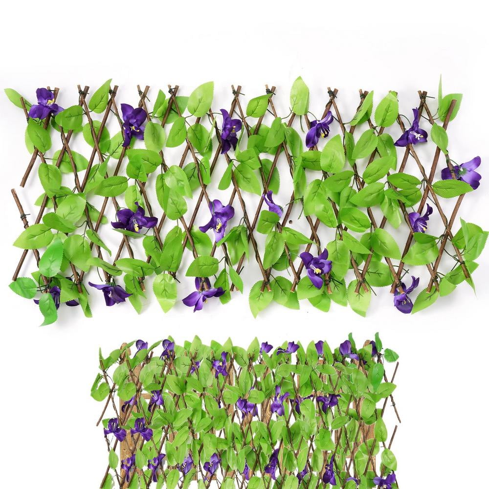 Wakfran Fake Hedges Hedge Plant Privacy Fence Screen Wall Greenery ...