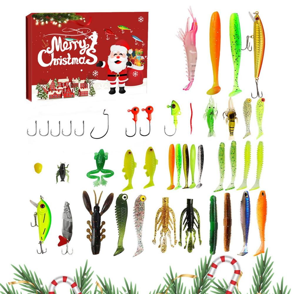 Wakfran Fishing Advent Calendar 2024 Christmas Countdown Advent ...