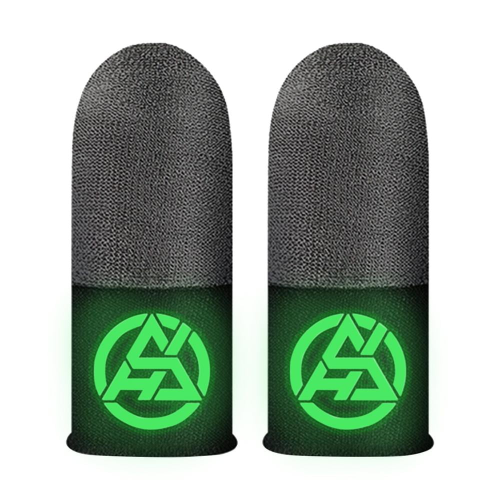 Wakfran Gamer Finger Sleeves 2 Pcs Portable Finger Protector Mobile ...
