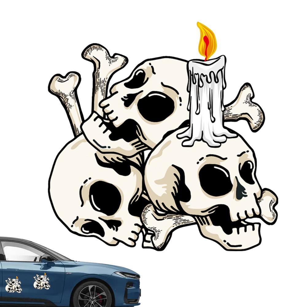 Wakfran Ghost Car Decal Ghost Sticker for Vehicle Scratch Decorative ...