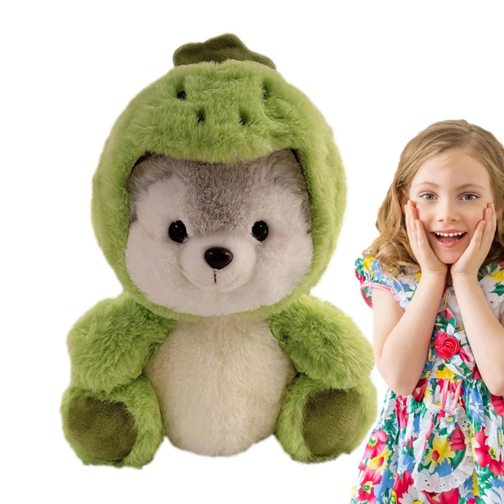 Wakfran Husky Dog Stuffed Animal Soft and Cuddly Transforming Husky ...