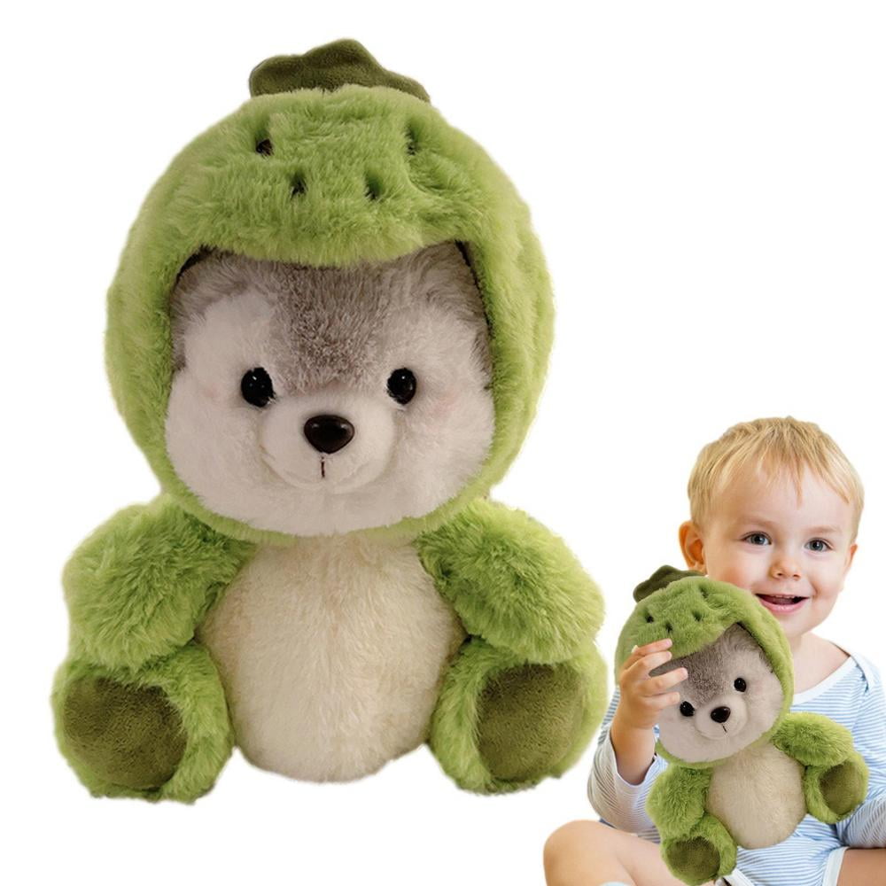 Wakfran Husky Plush Soft and Cuddly Transforming Husky Doll Plush Toy ...