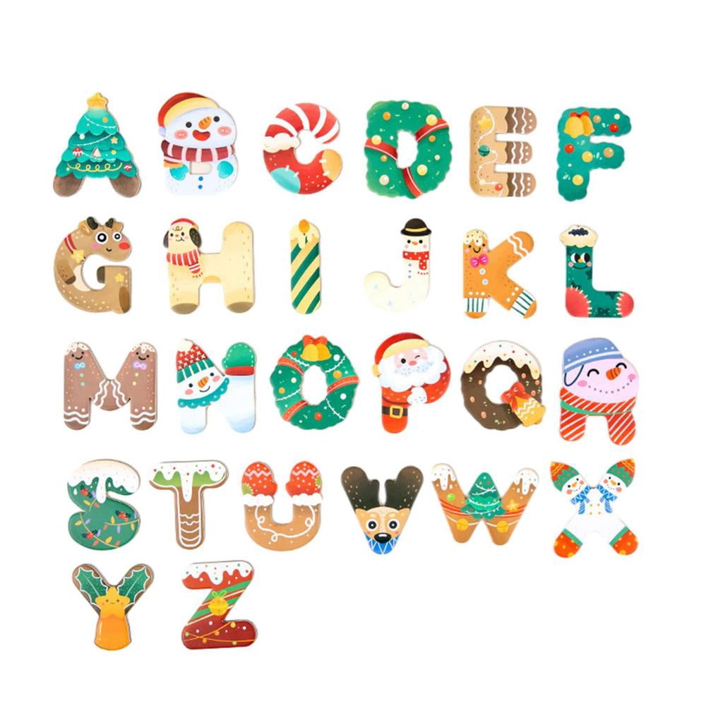 Wakfran Letter Magnets for Whiteboard Cartoon Children Letter Magnets ...