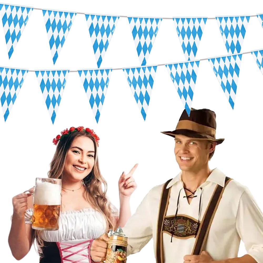 Wakfran Oktoberfest Pennant Banner 32.8 Feet German Theme Party ...