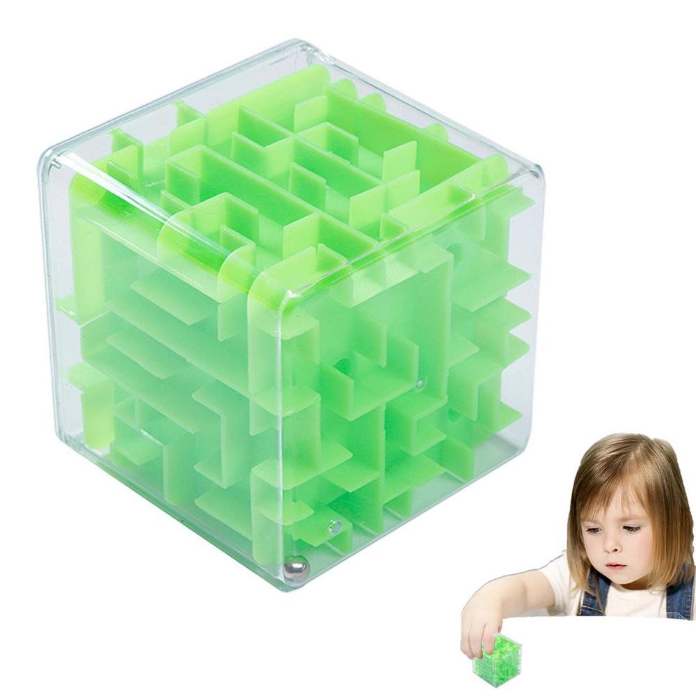 Wakfran Small Maze Ball Dimensional Puzzle Maze Cube For Kids Rolling ...