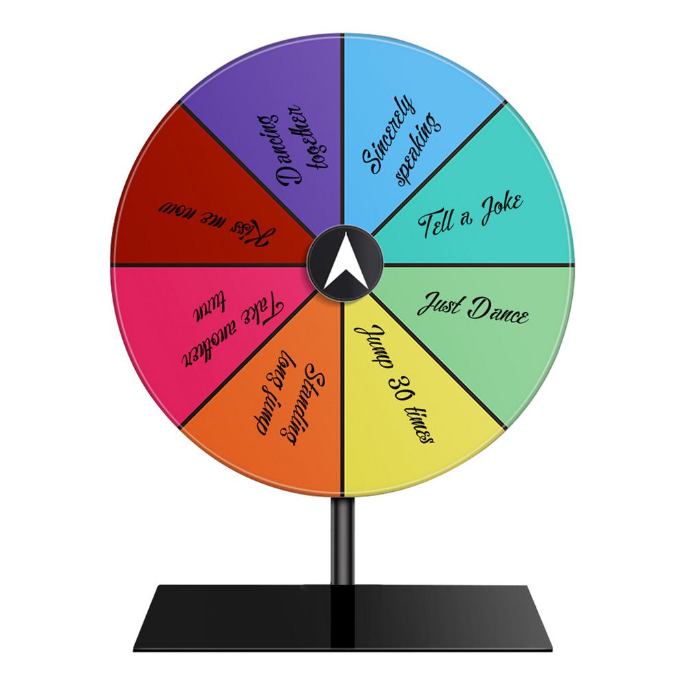 Wakfran Spin Prize Wheel Dry Erase Spin Wheel Spinner Game Color ...