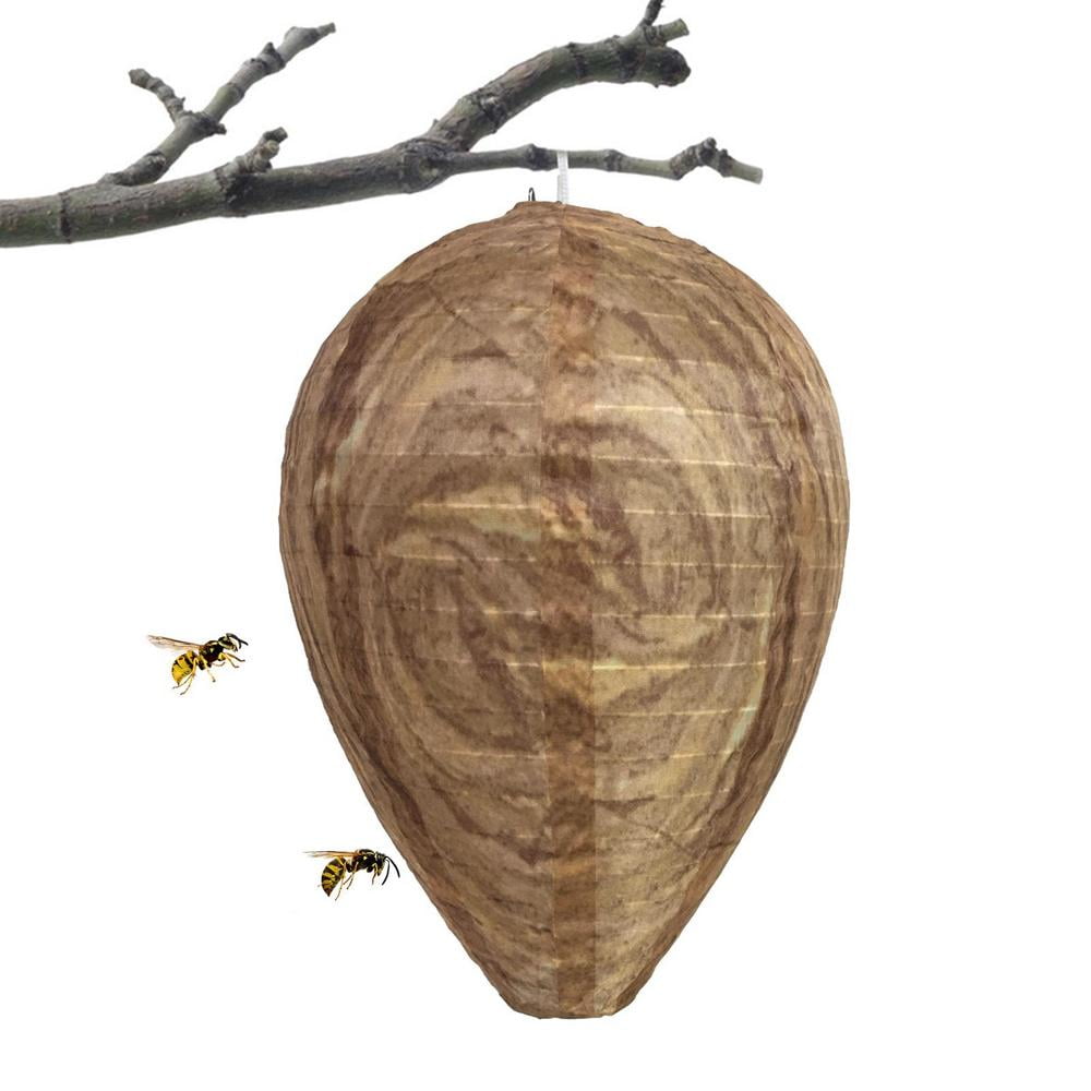 Wakfran Wasp Nest Decoy Waterproof Fake Hornets Nest Yellow Jacket Trap ...
