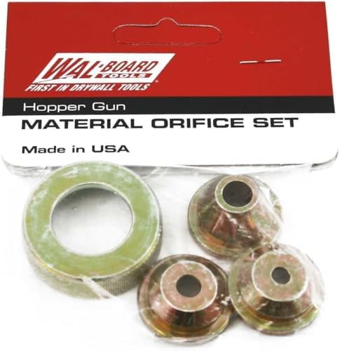 Wal-Board Drywall Texture Hopper Gun Orifice Set - 3 Tips - Fits ...
