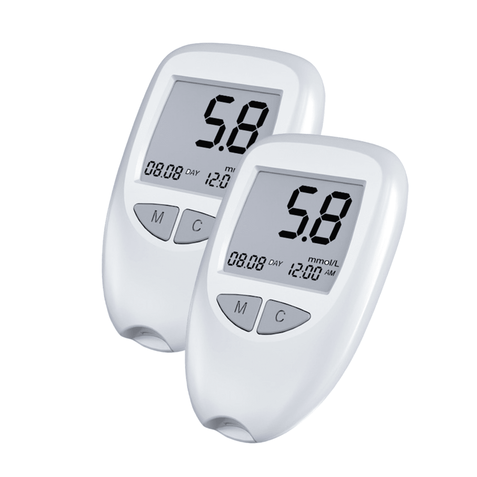 WalBkBS Blood_Glucose_Monitor Kit, 50 Test_Strips 50_Lancets, 1 Blood ...