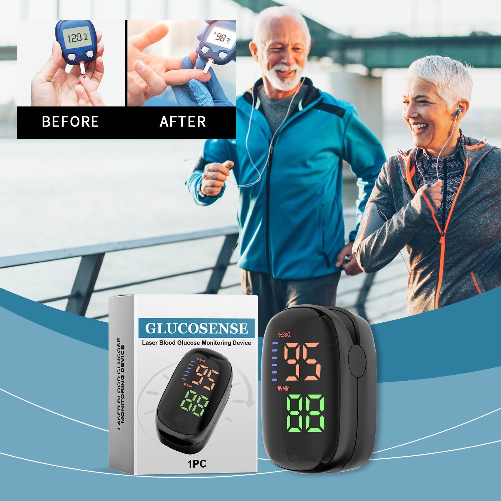 WalBkBS Clearance Portable Pulse_Oximeter_Fingertip,_Oxygen_Monitor ...