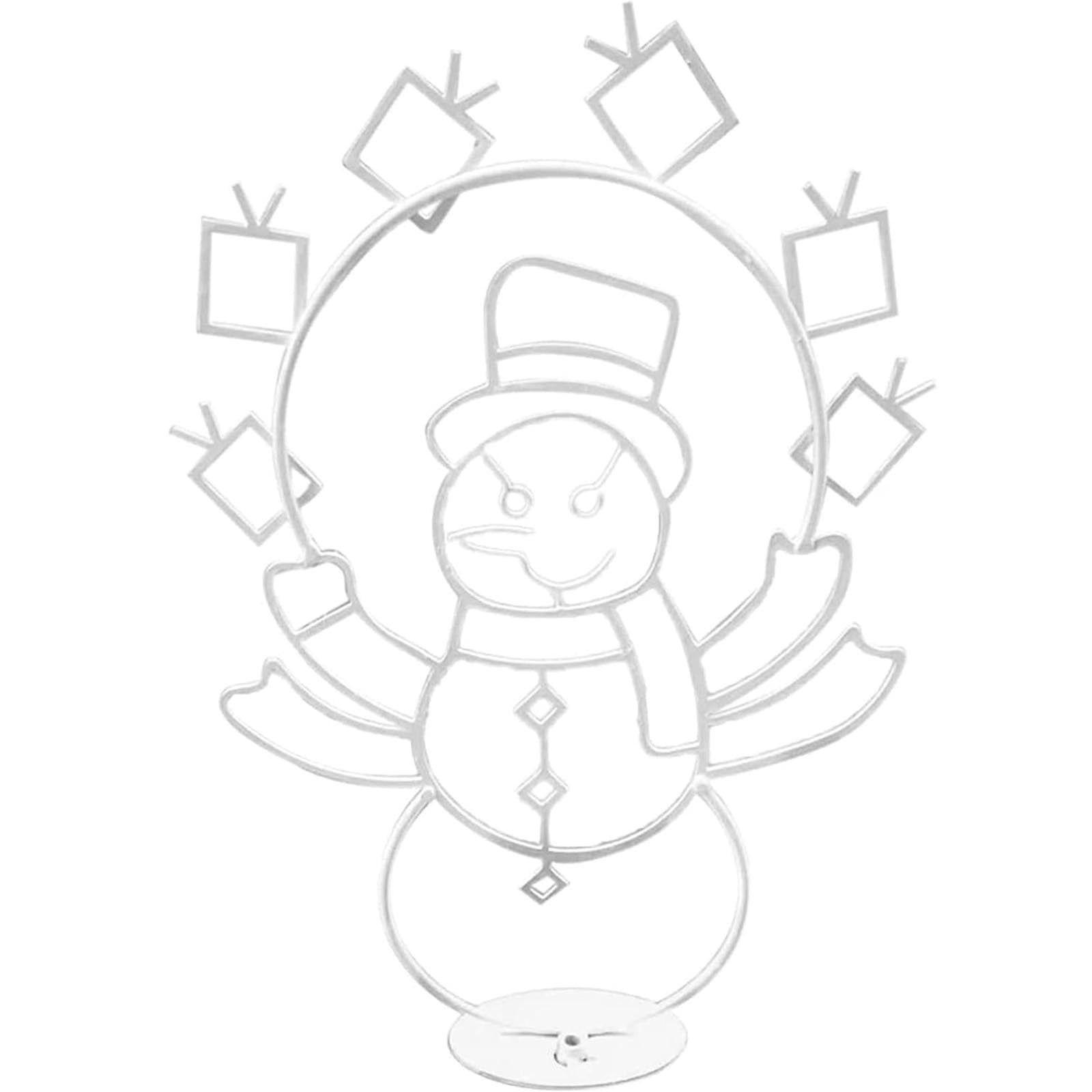 WalGRHFR 2024 Active Light String Frame Decor Holiday Party Christmas ...