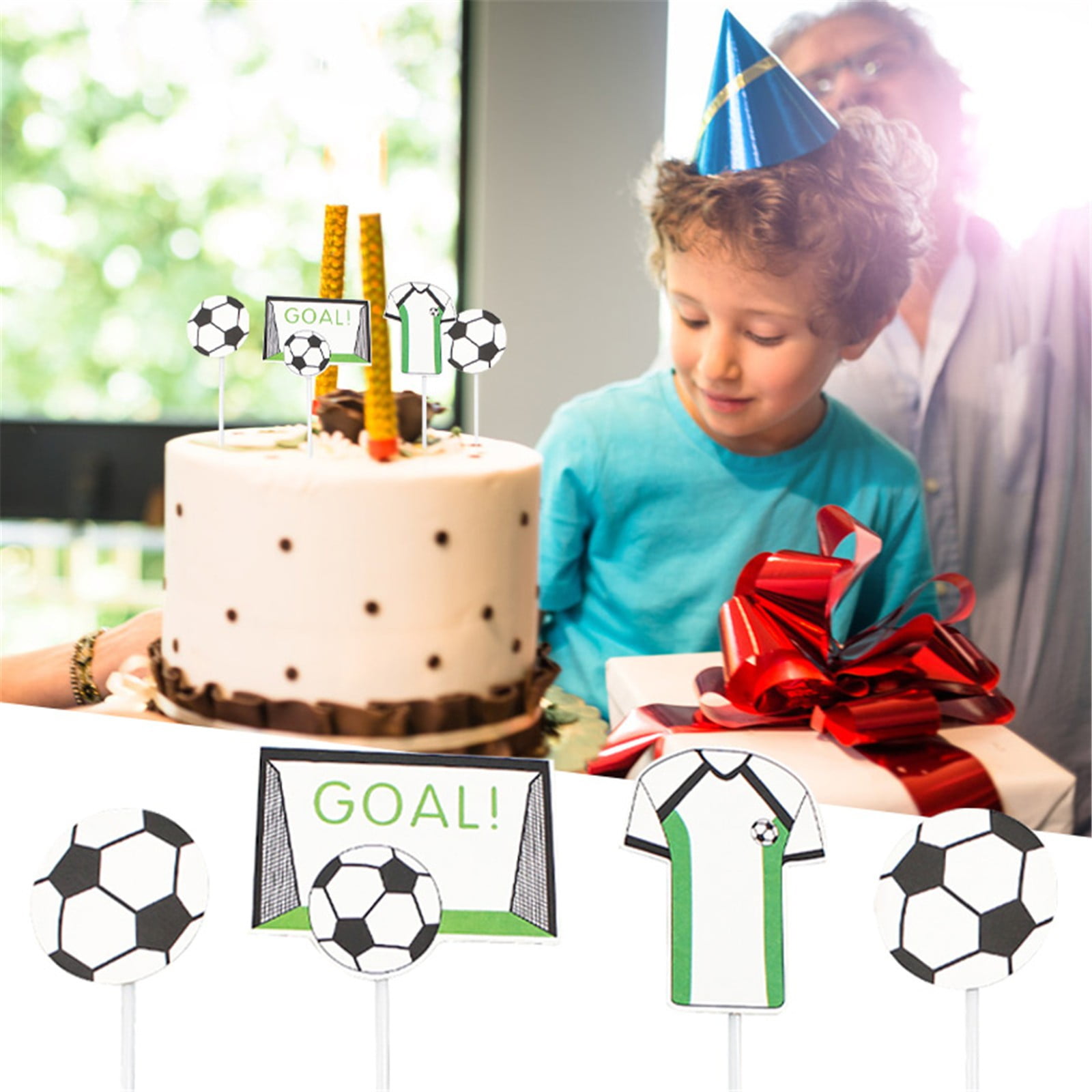 WalGRHFR 2024 Football Basketball Ball Frame Ball Sports Boys' Birthday ...