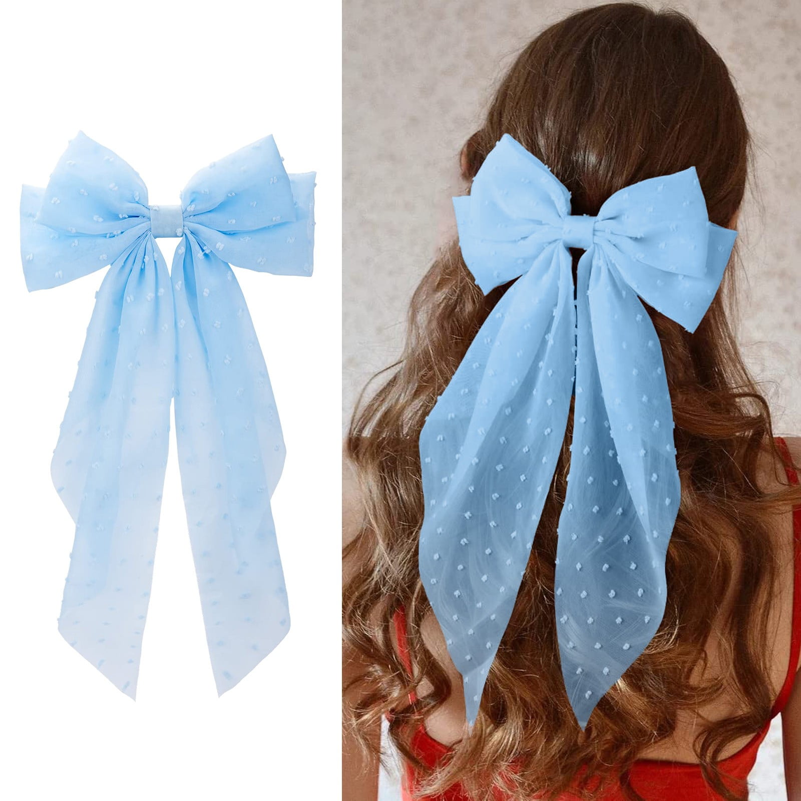 WalGRHFR And Fene: Long Tail French Knot Satin Like Bow For A Stunning ...