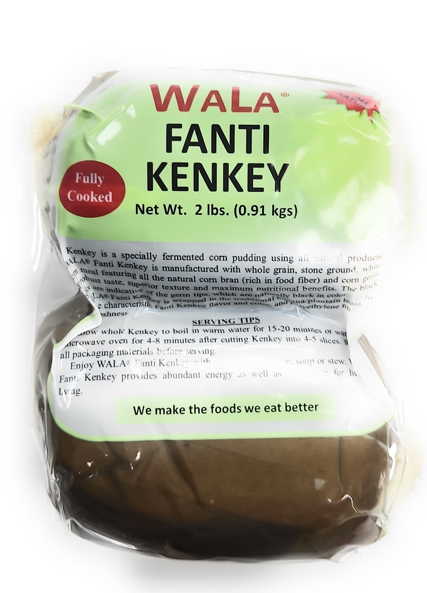 Wala Fanti Kenkey 2lbs / 0.91kg - Walmart.com