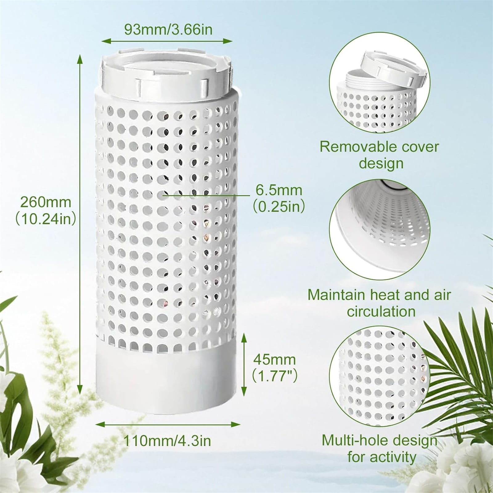 Walalucky In-Ground Garden Compost Filter Bin – Durable PVC Worm Farm ...