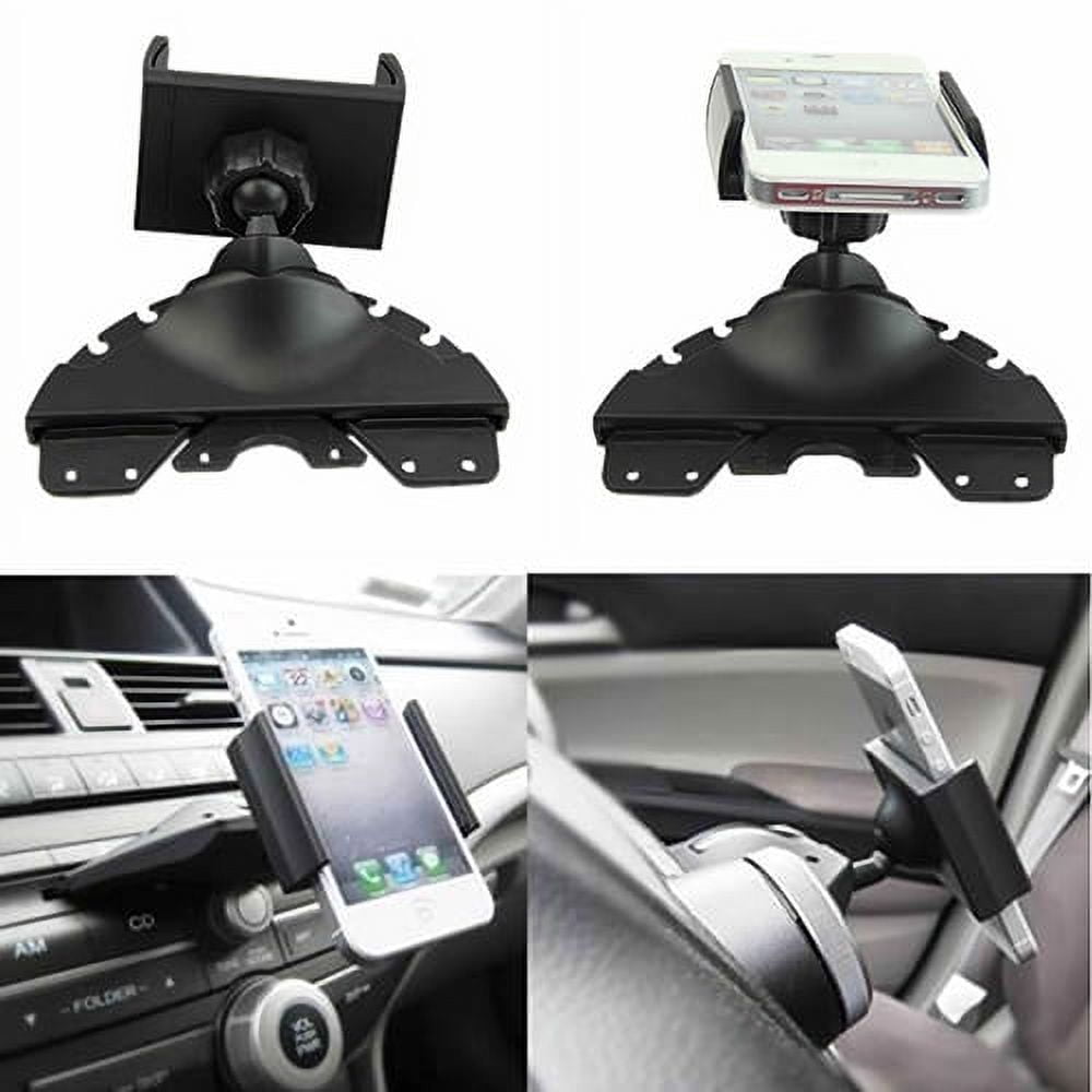 Walbest 1 Pack Car CD Player Slot Mobile Phone Holder, 360 Degree Car ...