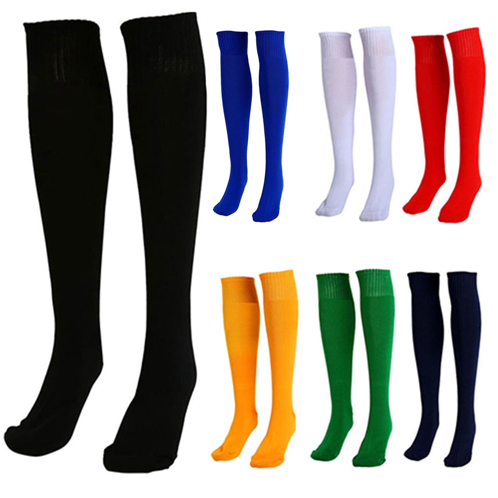 Walbest 1 Pair Knee High Tube Compression Soccer Socks, Sports Socks ...