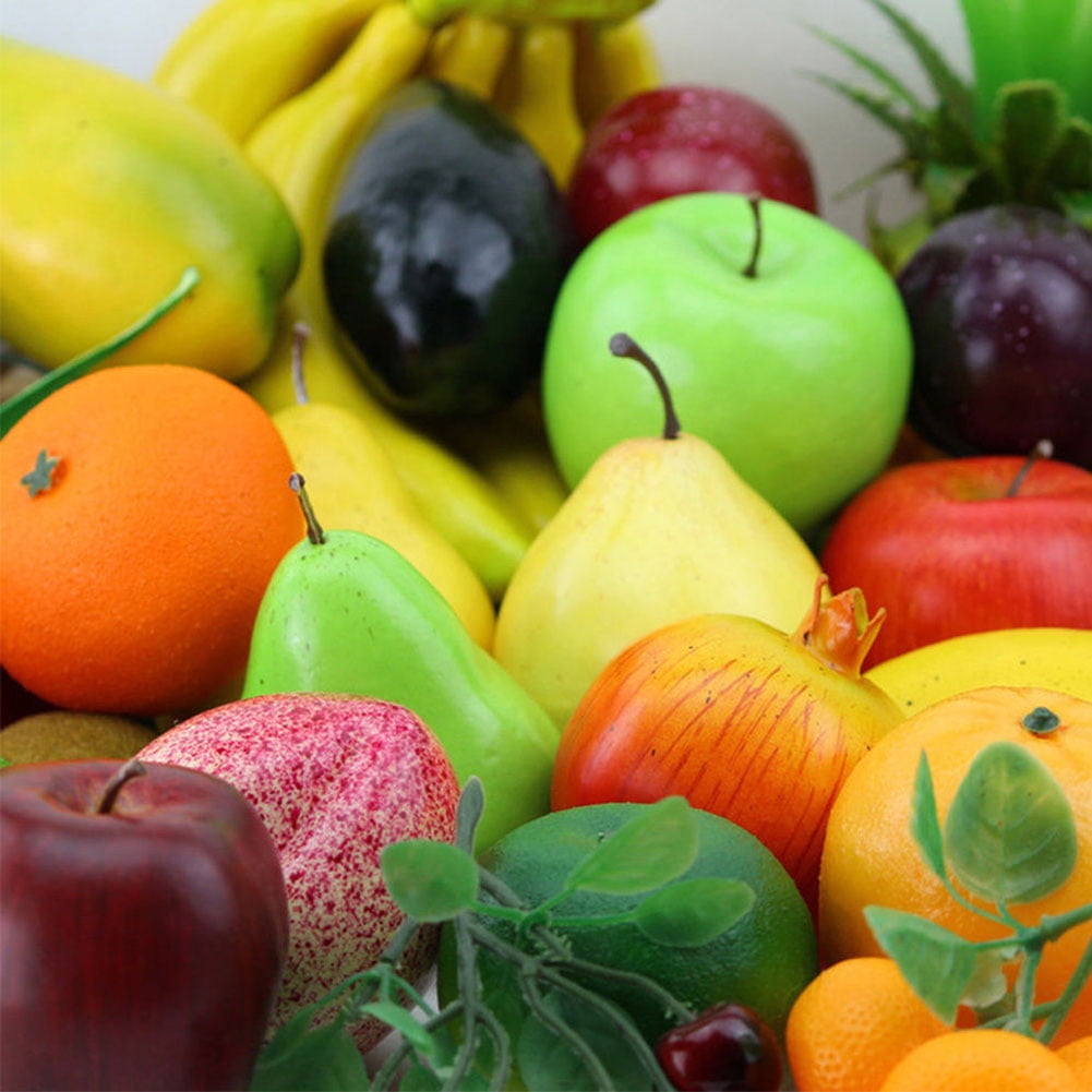 Walbest 1 Pc Lifelike Decorative Artificial Fruit Fake Apple Banana ...