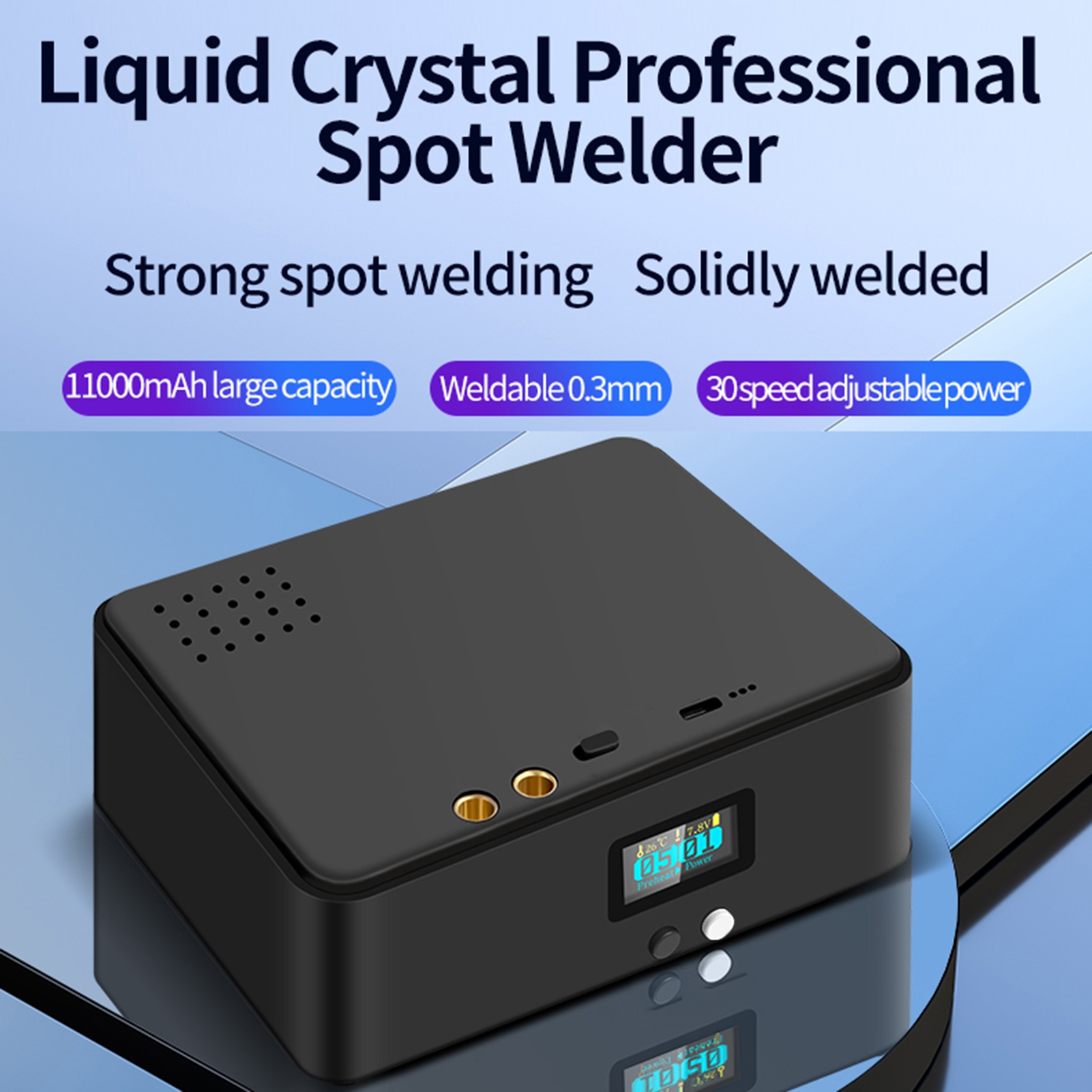 Walbest 1 Set Handheld Spot Welder, LCD Screen Battery-operated High ...