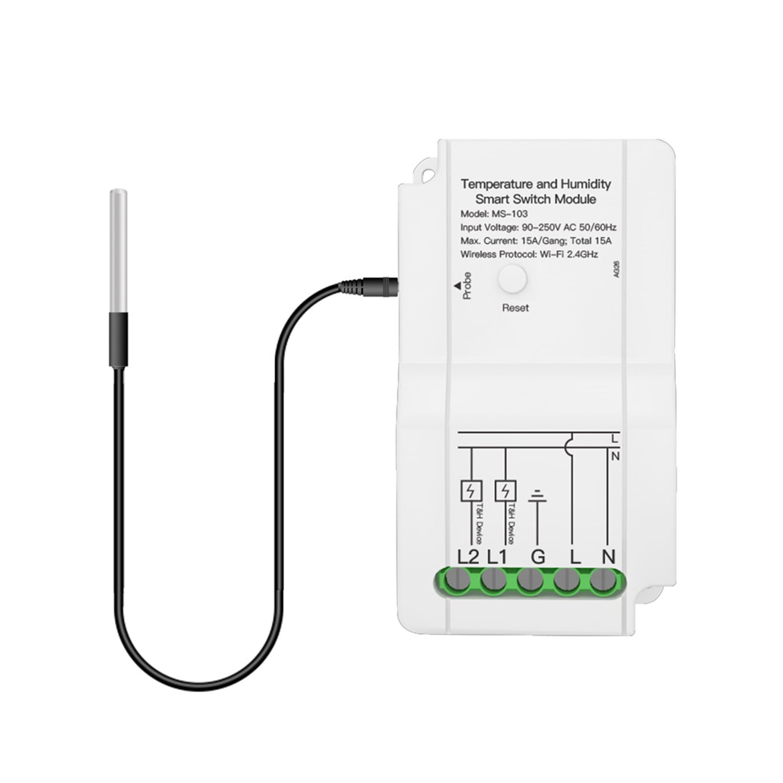 Walbest 1 Set Smart Temperature Switch Remote Control Timing Function ...