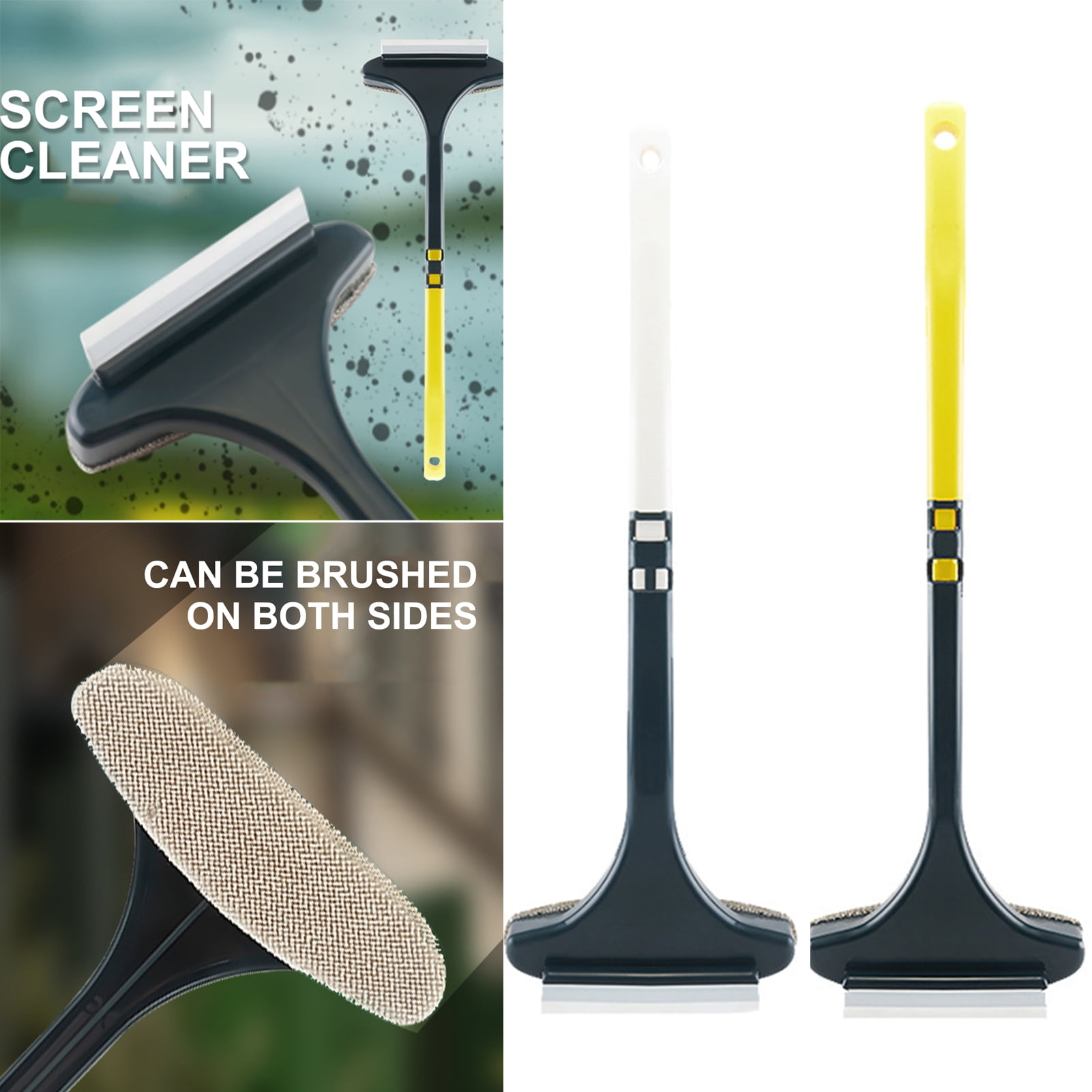 Walbest 18.11" Window Screen Brush Easy to Wash Double-sided Cleaning ...